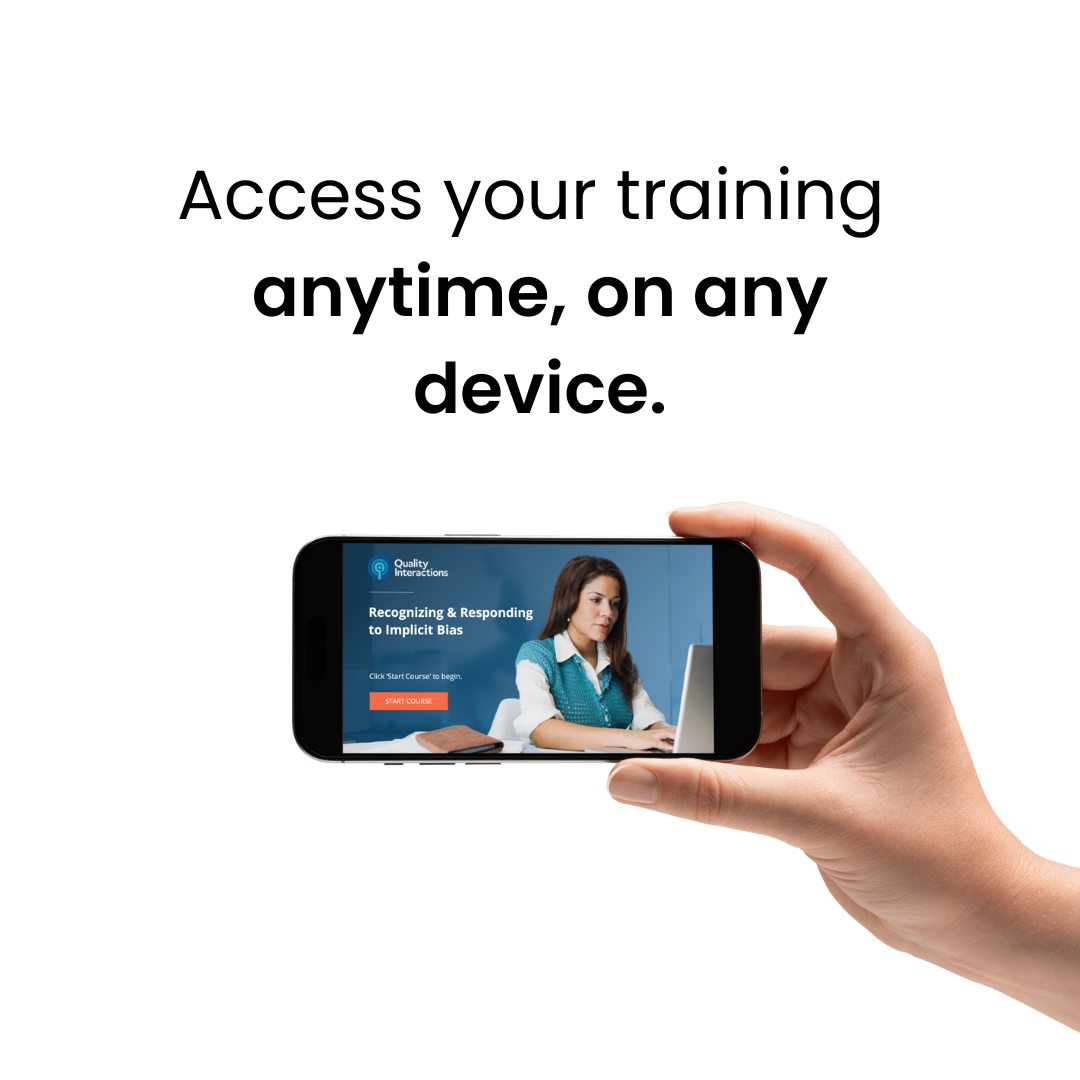 Recognizing & Responding to Implicit Bias (1 CE) – Quality Interactions